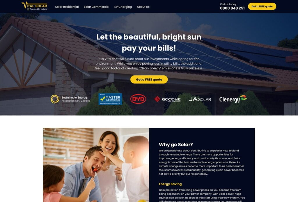 Vital Solar - Transform Digital